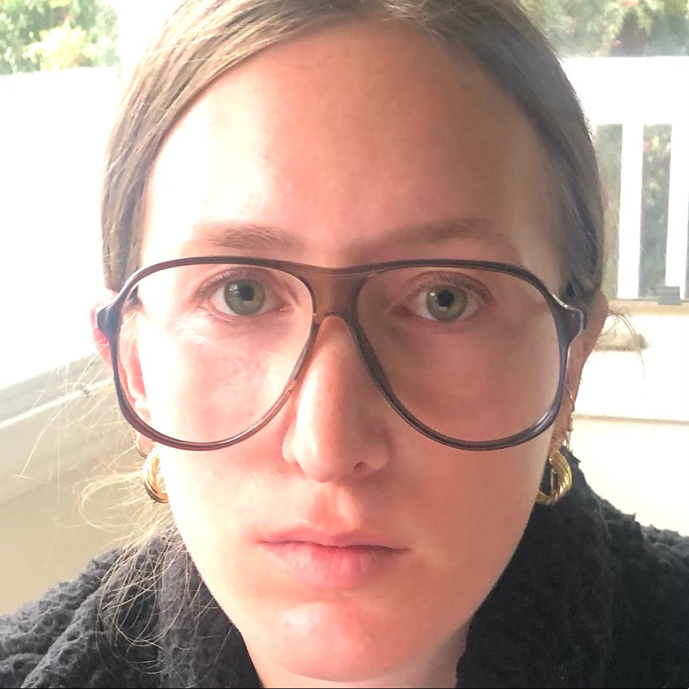 Vintage Esquire Pilot Shape Eyeglass Frames - Gem